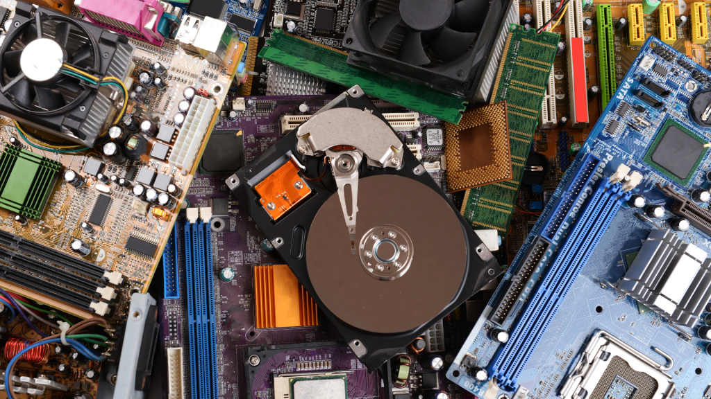 What are the main component parts of the computer?
