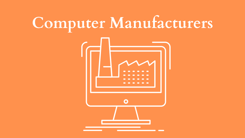 Computer Manufacturers - ILIPUTER